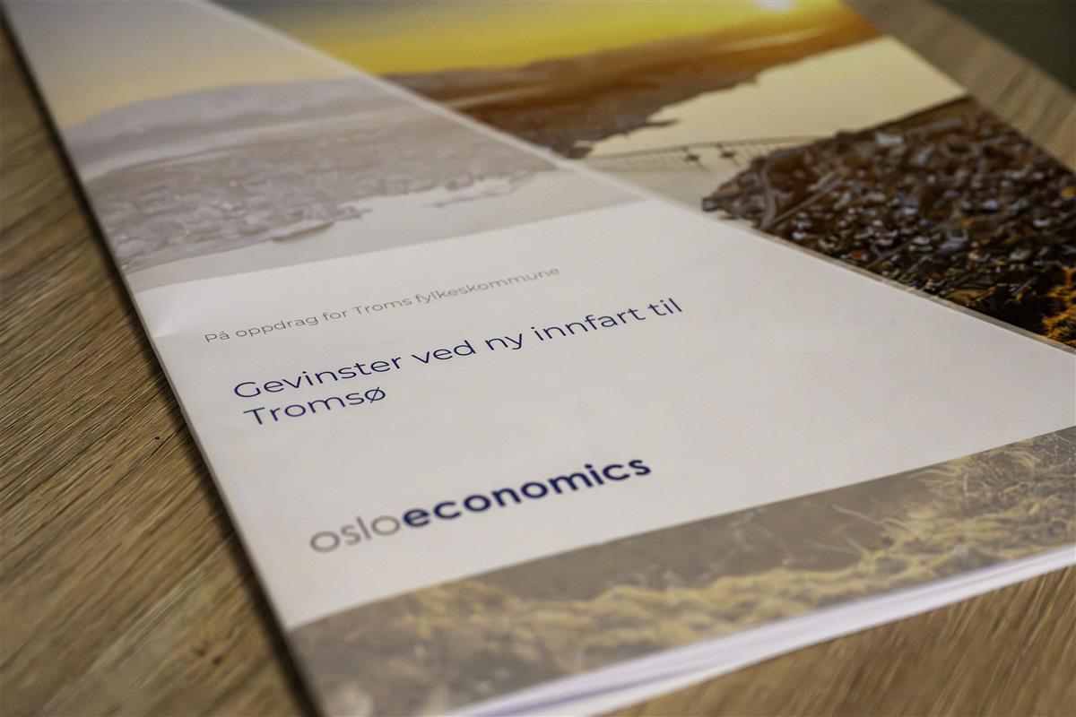 Ny rapport: Ny innfartsvei kan gi store gevinster for Tromsø og omland - Troms fylkeskommune